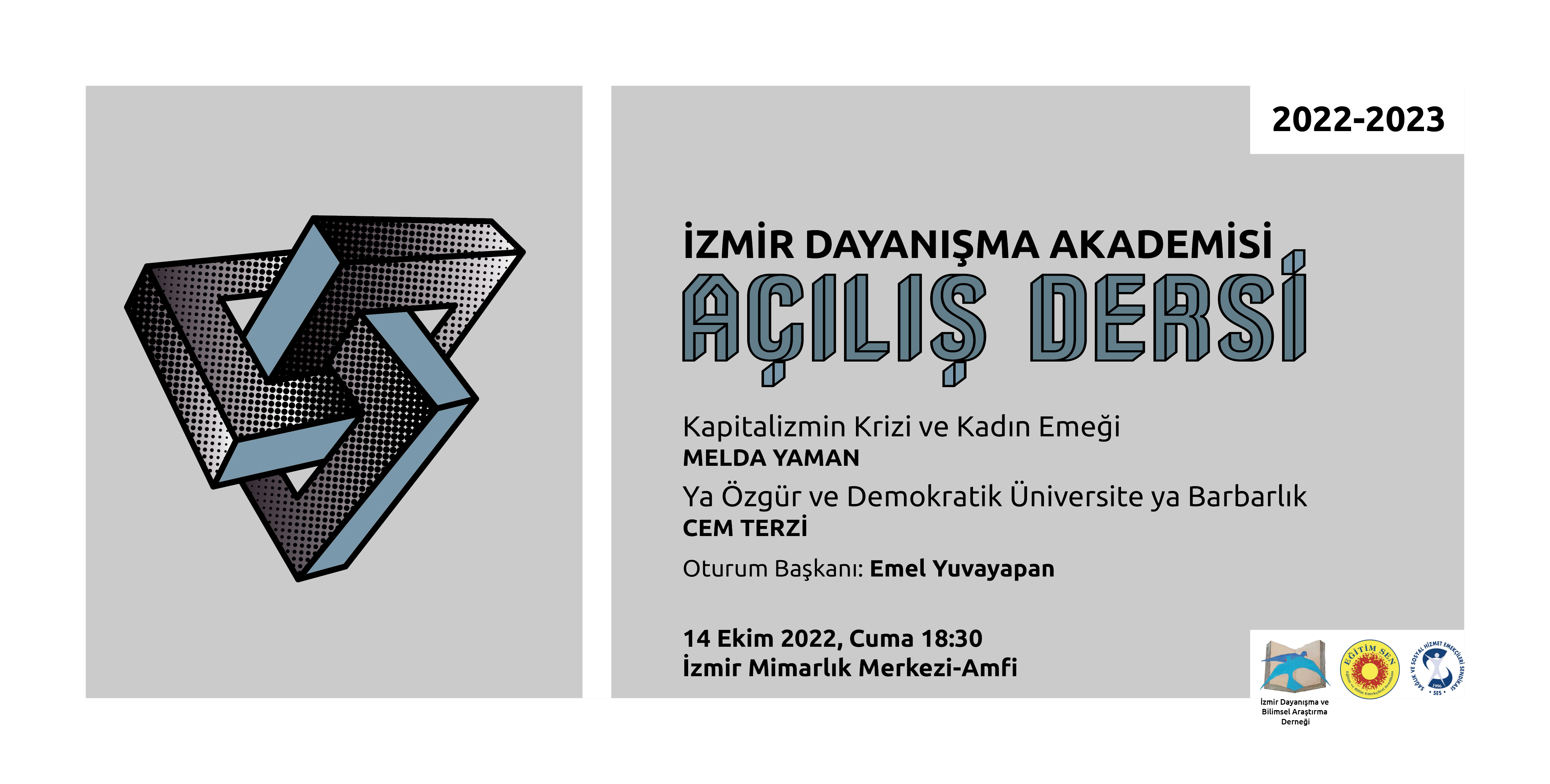 2022-2023 Açılış Dersi - İzmir Dayanışma ve Bilimsel Araştırma Derneği